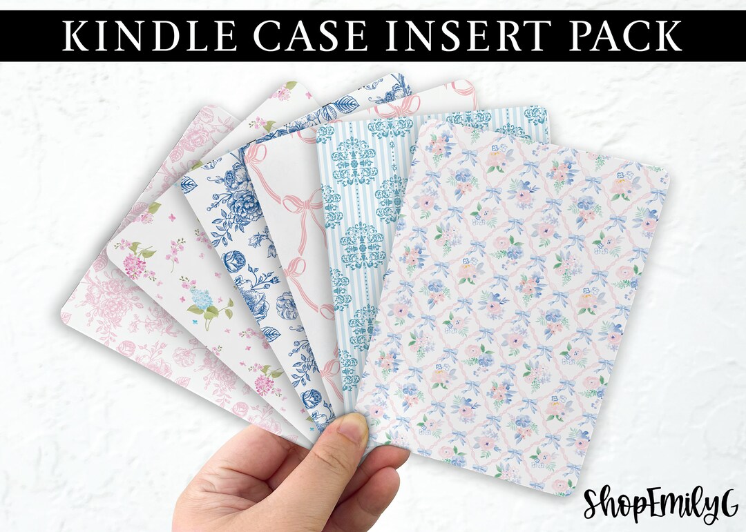 Chinoiserie Coquette Kindle Case Insert 6 Pack | Aesthetic Kindle ...