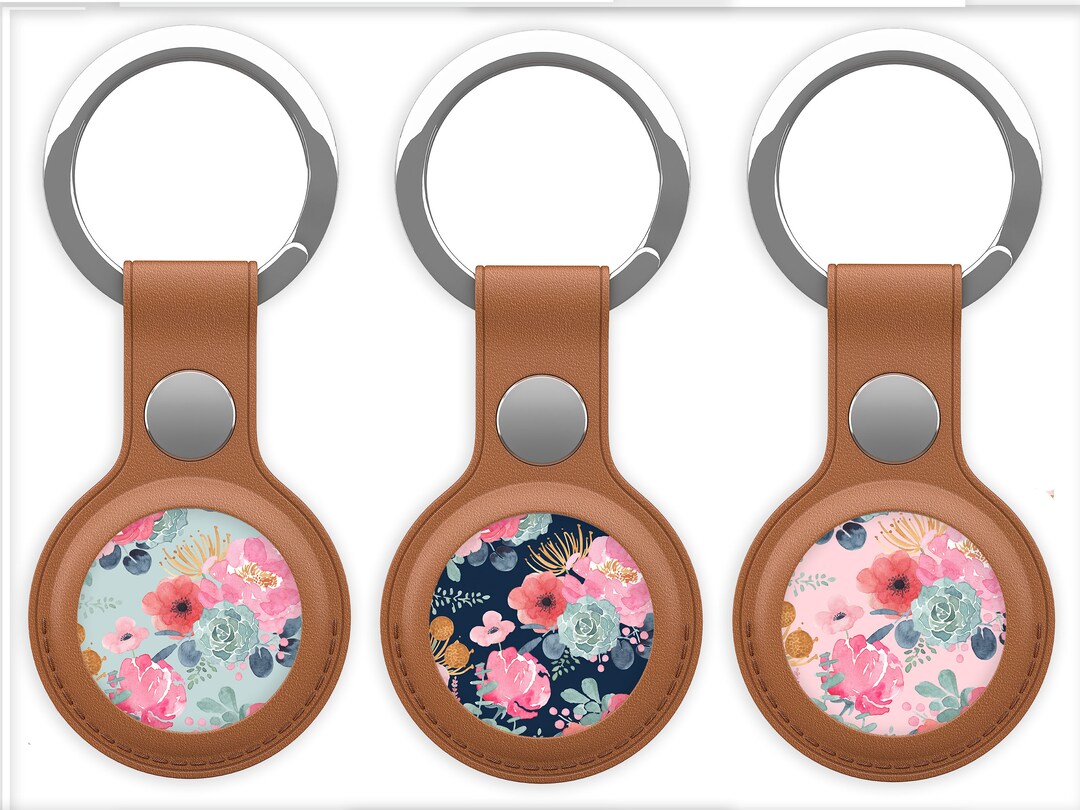 Apple AirTag Decal Watercolor Flowers Skin Apple Air Tag Tracker Device ...