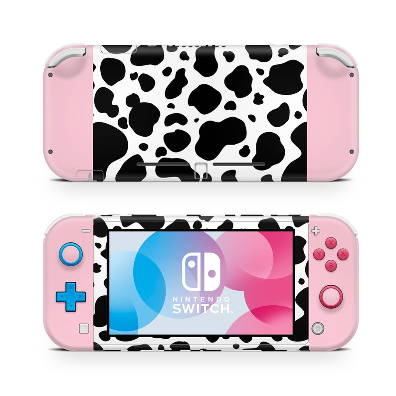 Nintendo Switch Lite Skin // Pink Cow Print // High Quailty 3M - Etsy