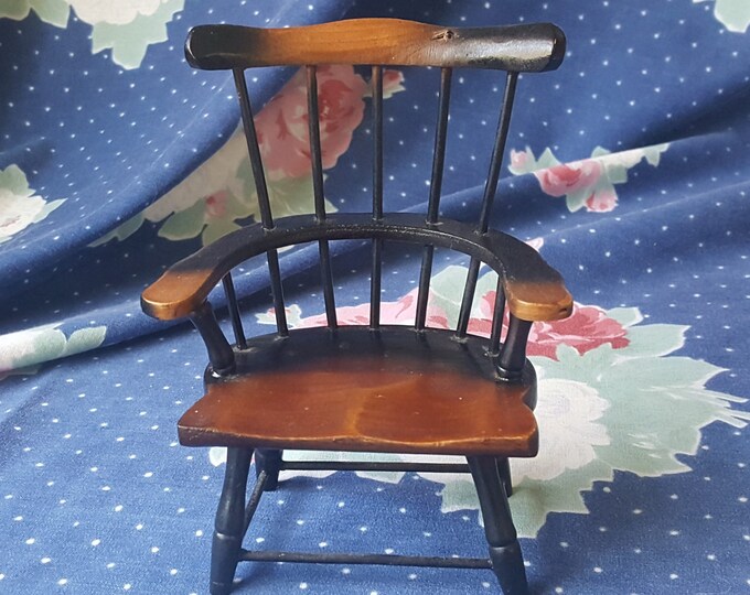 Wood Doll Chair Wooden High Back Seat for Baby Dolls Seating Furniture ...