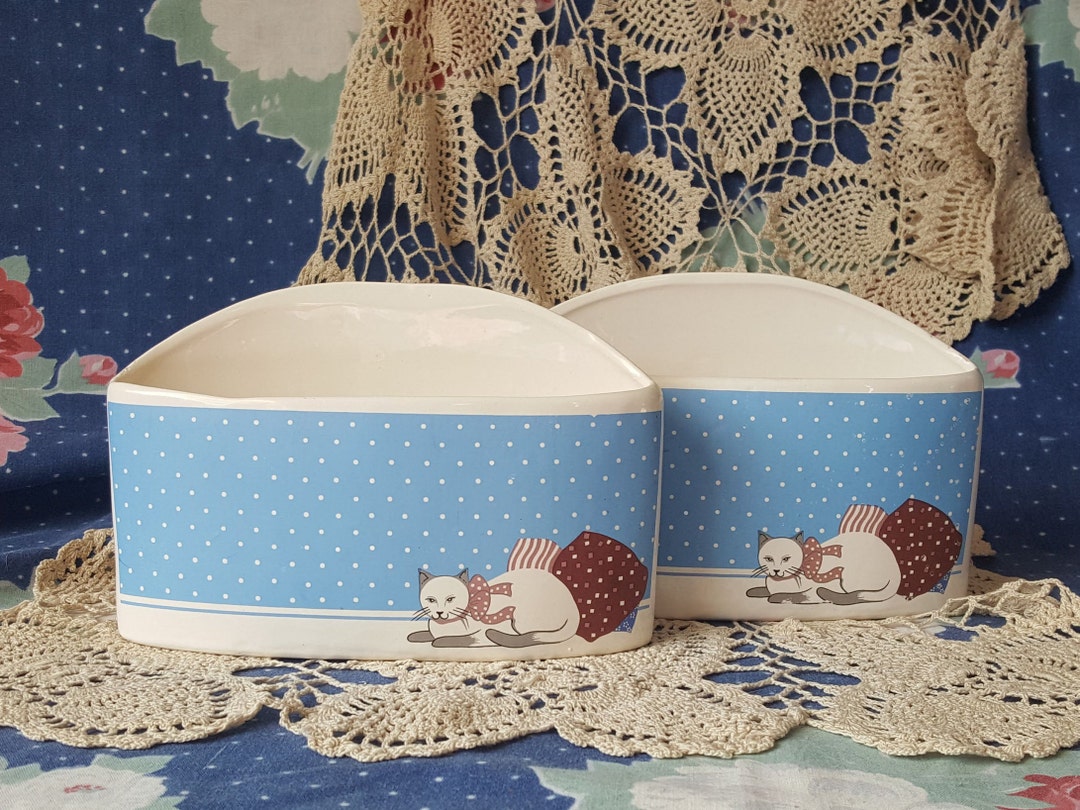 Ceramic Envelope With Cat Desk Organizer Letter Mail Storage Bin Office ...