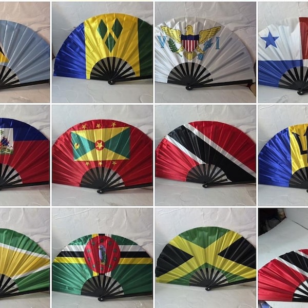 Flag Fan - Etsy UK