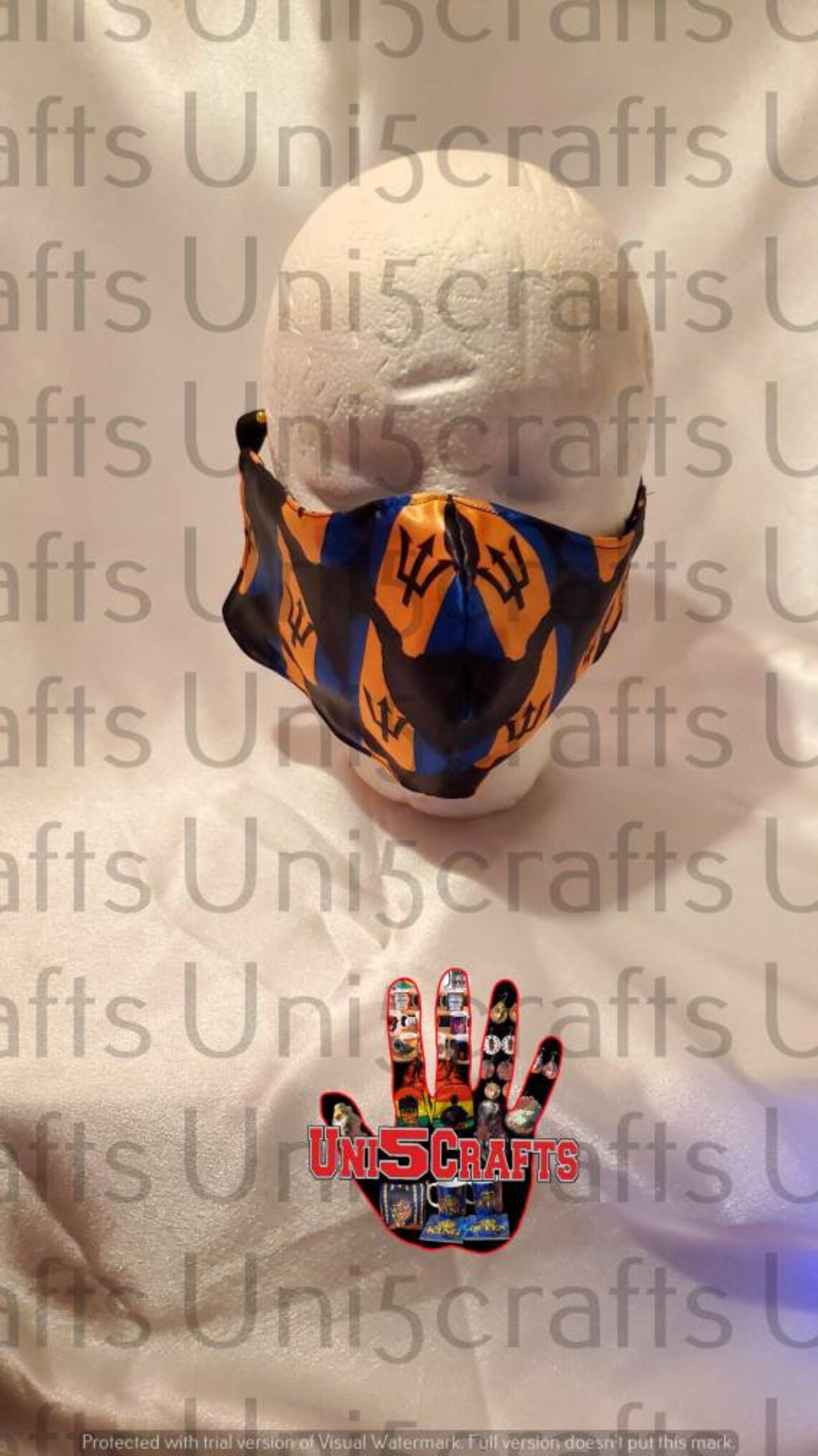 Black Barbados Map Mask, Barbados Flag Face Sheild, Custom Made Mask ...