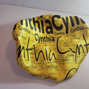 Name Bonnets, Bonnets, Custom Made Name Bonnets, Custom Made Fabric - Etsy