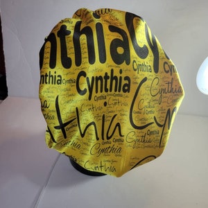 Name Bonnets, Bonnets, Custom Made Name Bonnets, Custom Made Fabric - Etsy