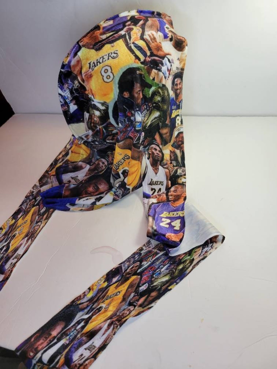 Kobe Velvet Durag, Basketball Durag, Kobe Photo Velvet Durag - Etsy