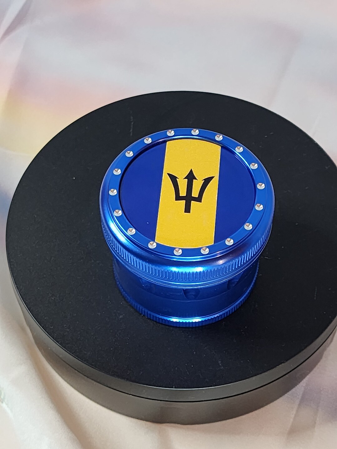 Barbados Flag Grindee - Herb Grinder, Customized Gift, Printed ...
