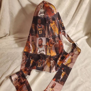 James Durag, Basketball Durag, Lebron Photo Silky Durag - Etsy