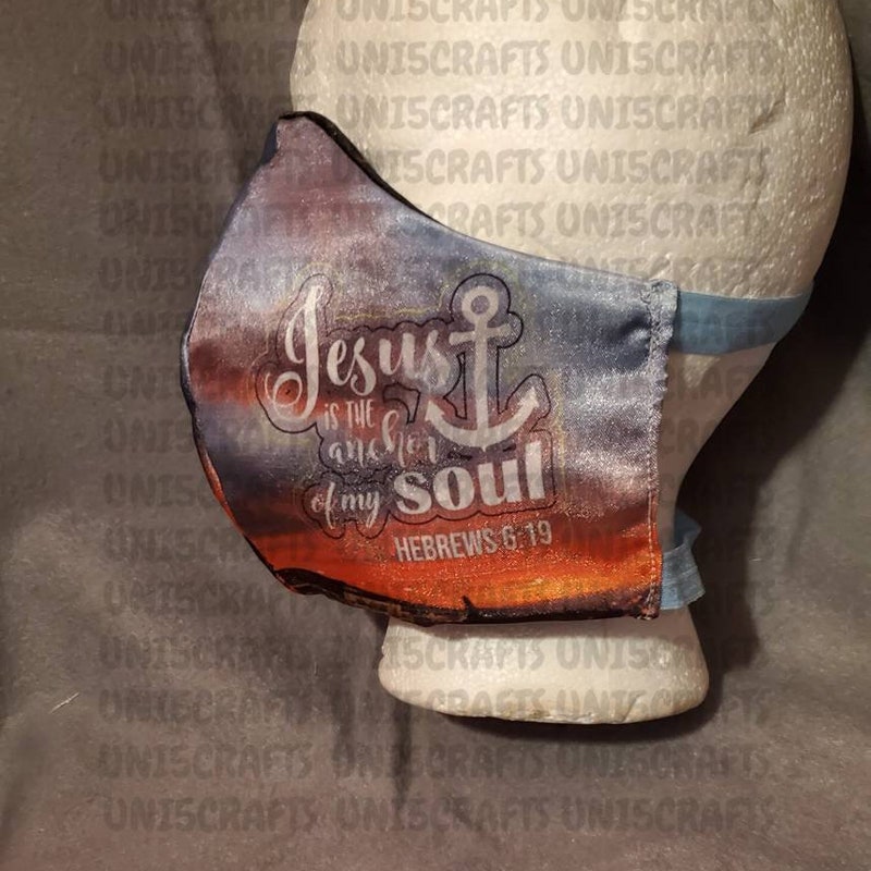 Jesus Face Mask - Etsy