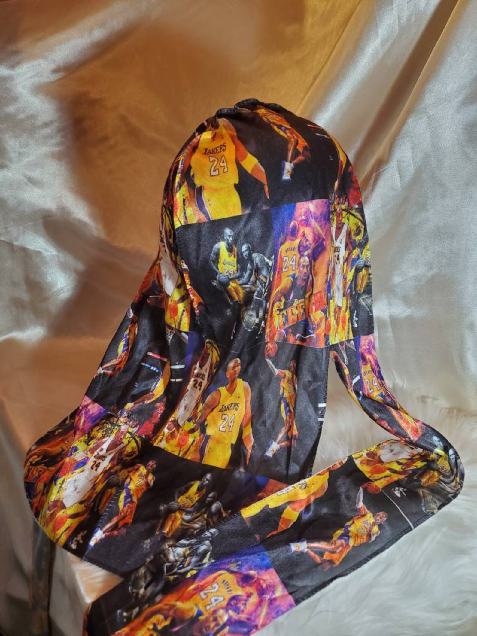 Kobe Durag Basketball Durag Kobe Photo Silky Durag - Etsy
