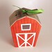 Instant Download Barn Favor Box, Farm Party Decoration, Gift Box ...