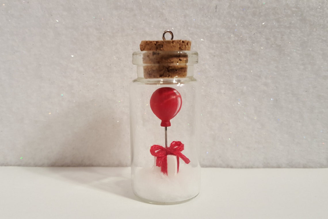 Miniature Animal Crossing Balloon Present Floating in a Glass - Etsy