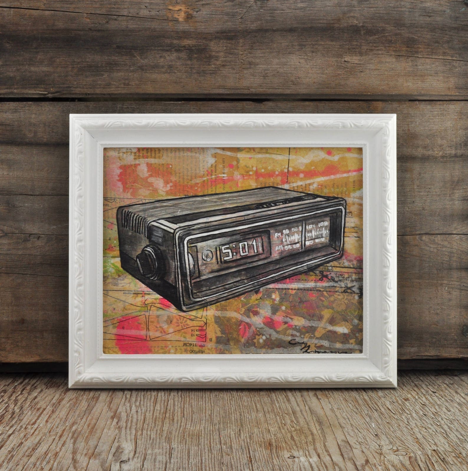 It's Always 5 O'clock Somewhere Original Framed | Etsy