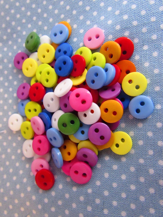 9mm Small Round Buttons - Etsy UK