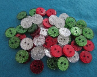 Christmas Buttons | Etsy