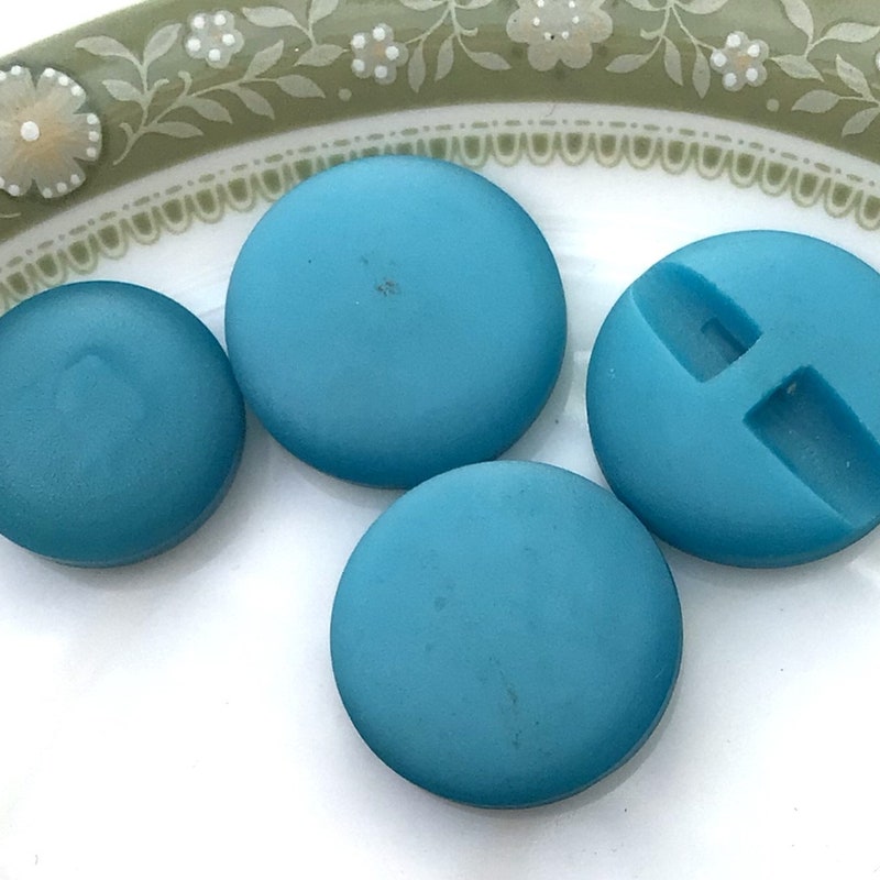 Teal Buttons - Etsy