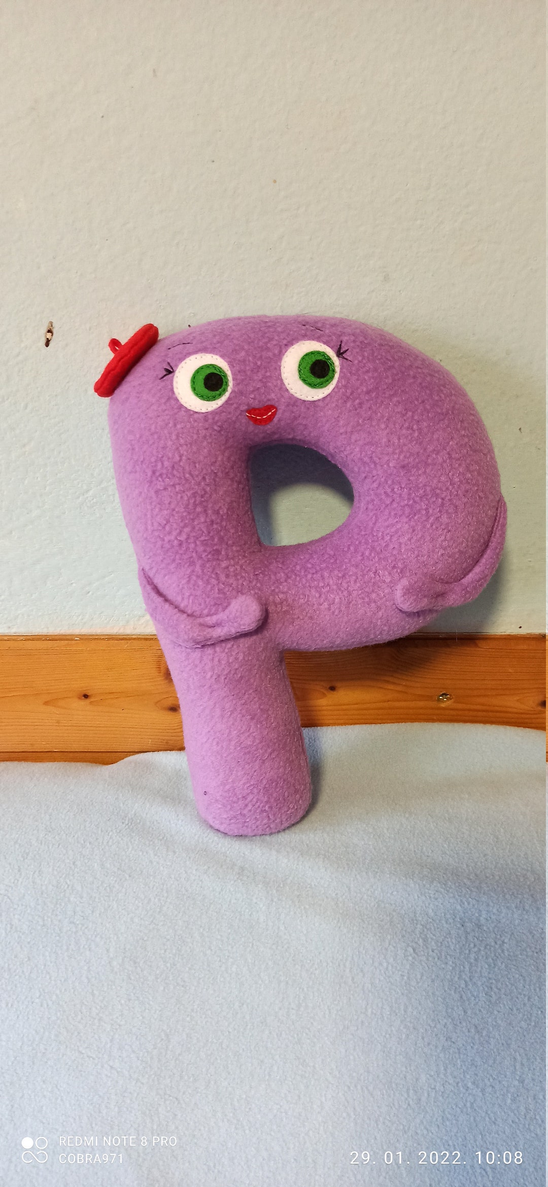 Plush Toy Just Like Charlie and the Alphabet - Letter ,,P,, - Etsy