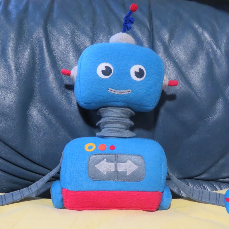 Robot Plush - Etsy