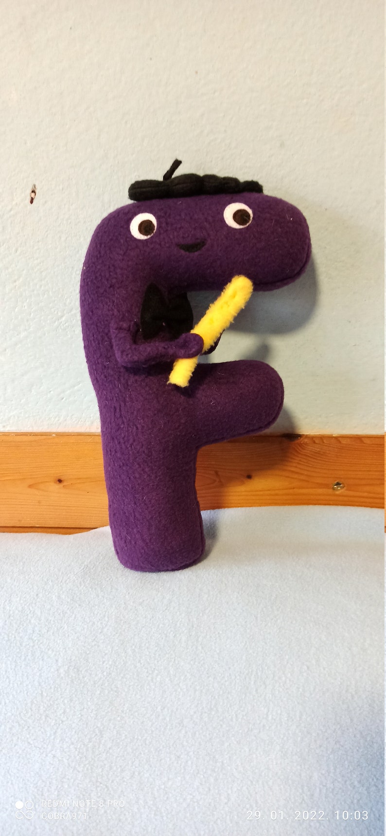 Plush Toy Just Like Charlie and the Alphabet Letter F - Etsy