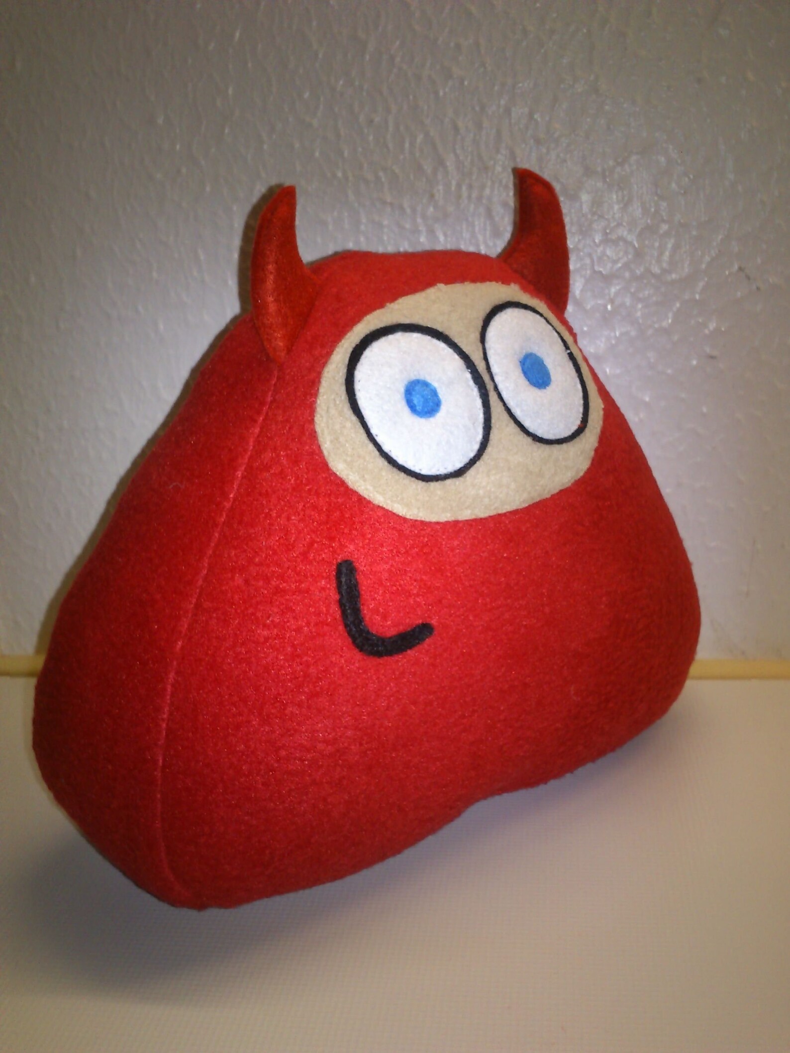 Plush toy Pou devil design | Etsy