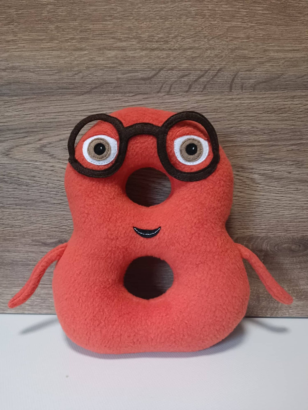 Plush Toy Just Like Charlie and the Numbers - Number 8 - Etsy