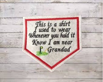 Sew on Memory Patch for Memory Pillow or Memory Quilt. - Etsy