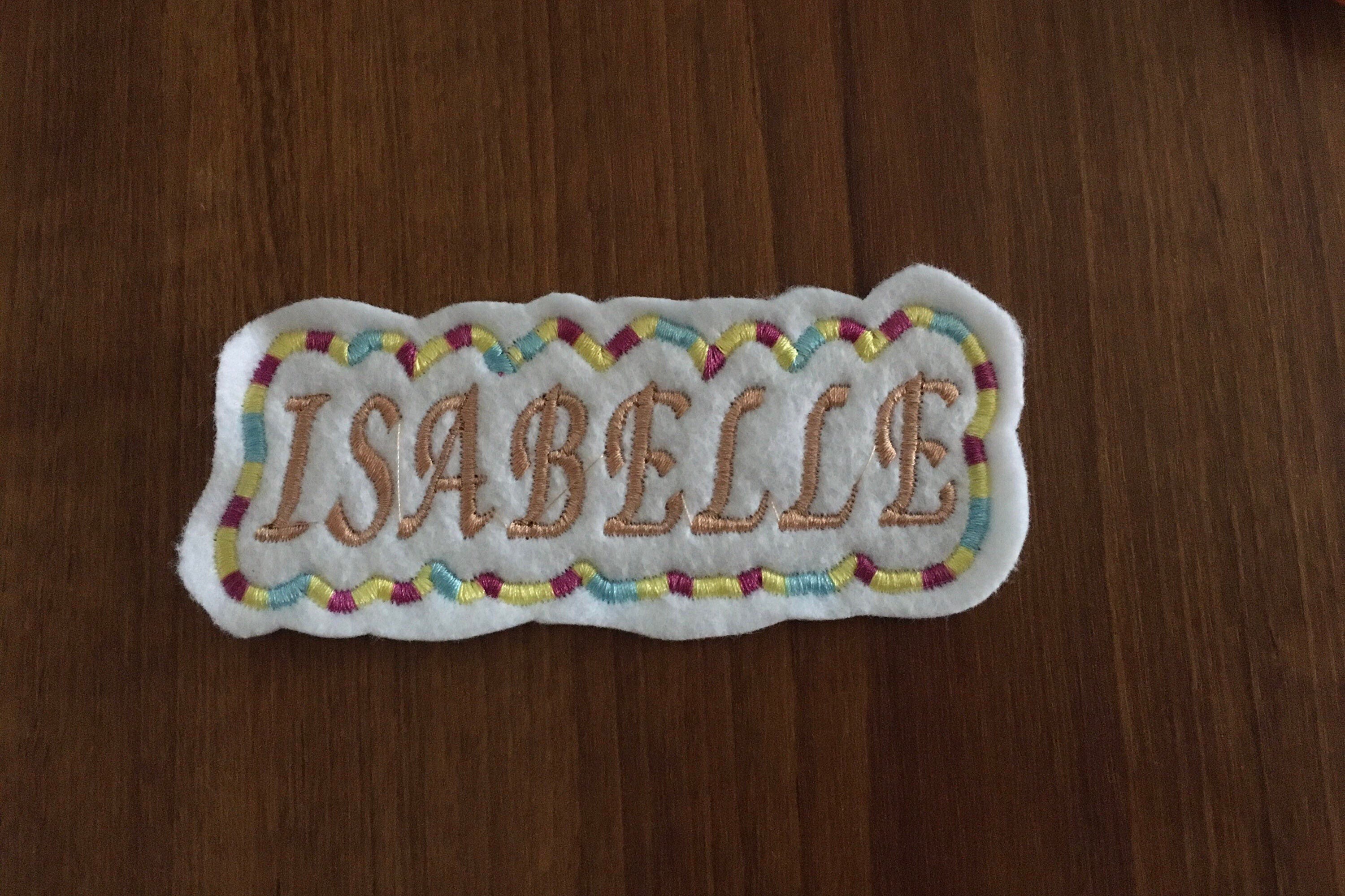 Personalised Embroidered Name Patch/badge Made to Order Sew On - Etsy