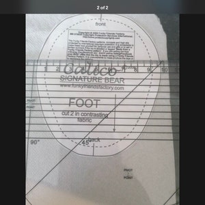 Memory Bear Patch, Memory Bear Foot Pad - Etsy