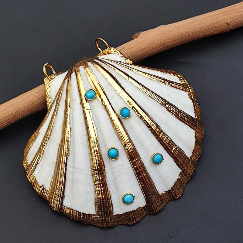 Scallop Shell Necklace - Etsy