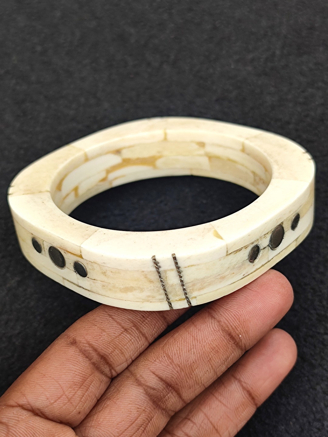 Ethically Sourced Natural Buffalo Horn Bone Jewelry Square Lucite Bone ...