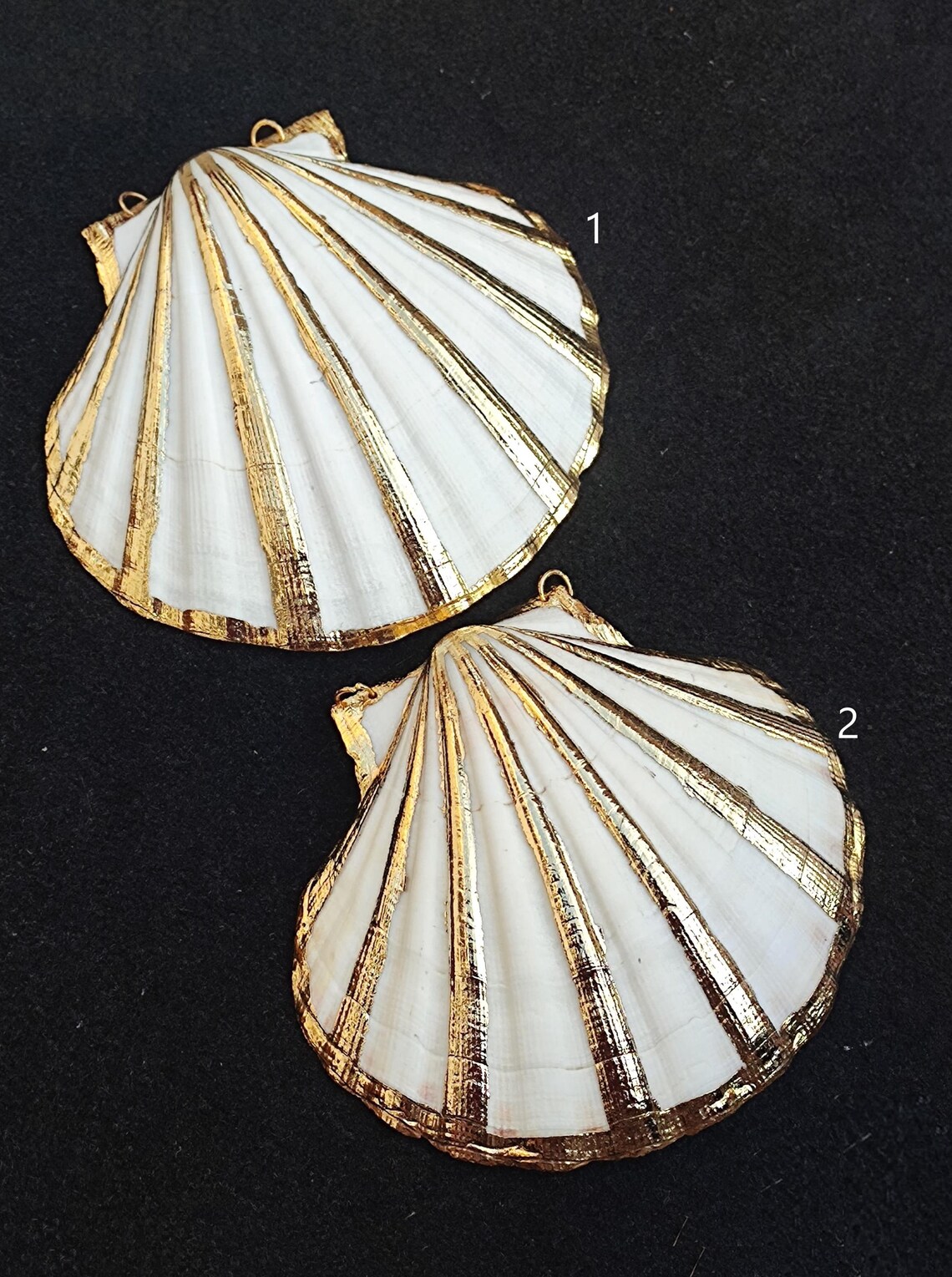 18k Gold Fill Scallop Seashell Pendant, Irish Baking Shell (5.2-5.6 ...