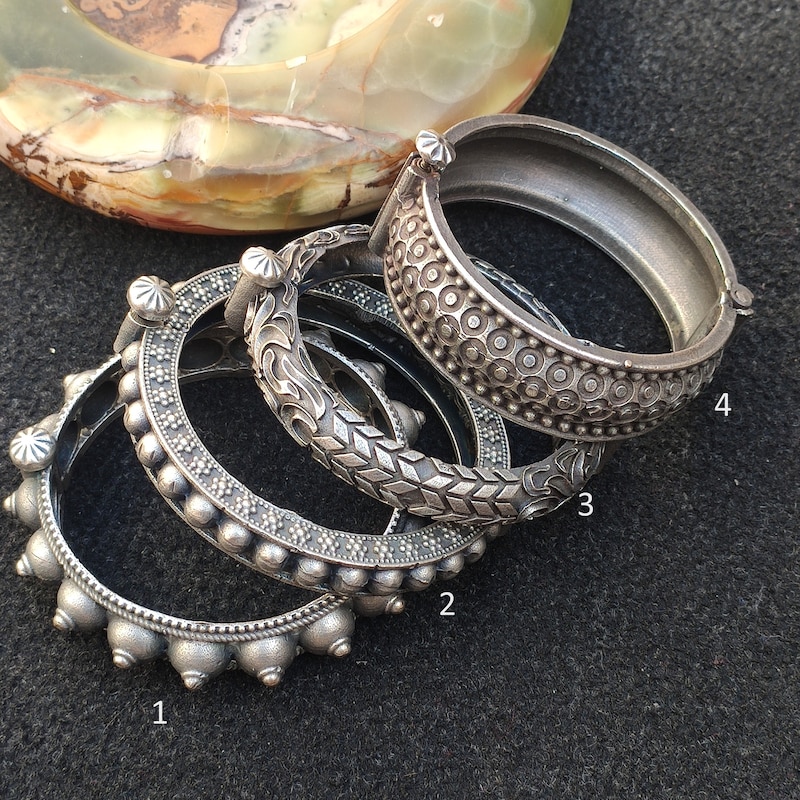 Oxidized Bangles - Etsy