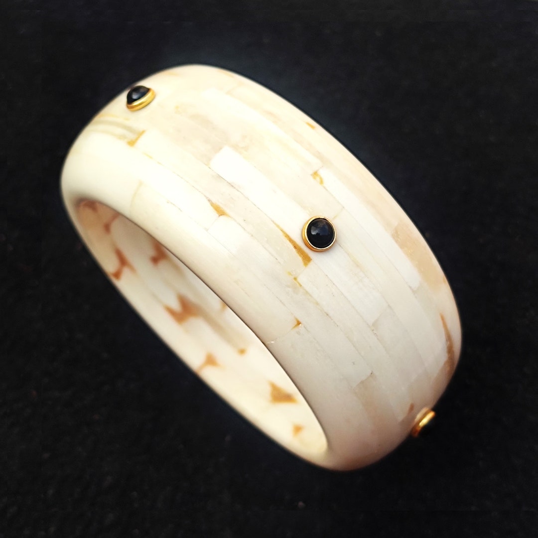Horn Bone Jewelry Ethically Sourced Buffalo Bone Bangle Bracelets ...