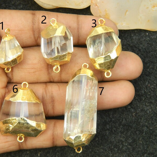 Crystal Charm Connectors - Etsy