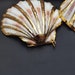 Gold Filled Scallop Shell Pendant, Extra Large Genuine Seashell - Etsy