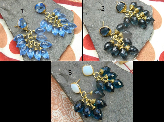 Londong & Swiss Blue Color Synthetische Steine Micro - Etsy.de