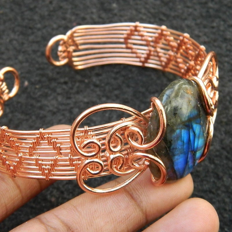 Wire Wrapped Bracelet - Etsy