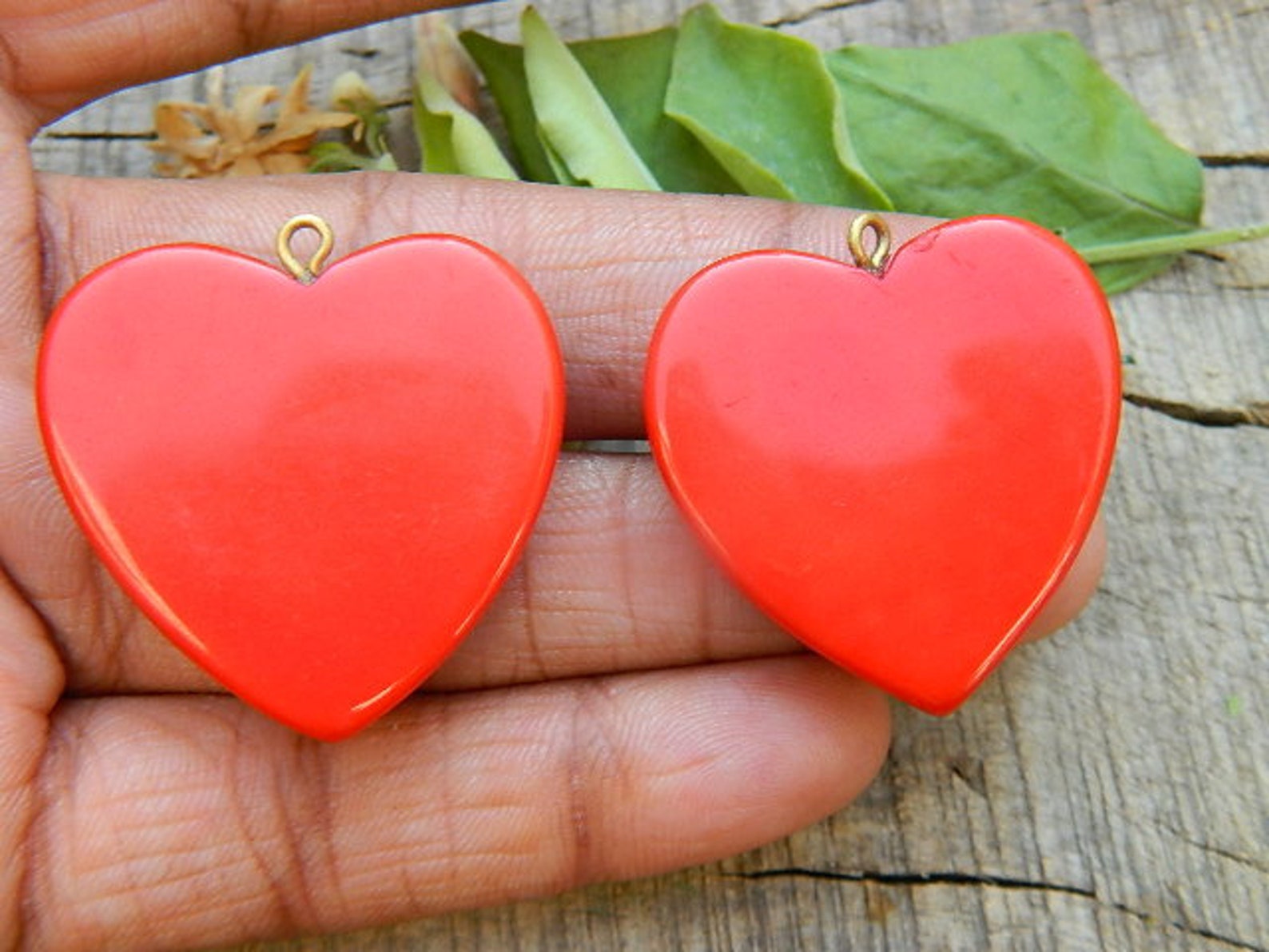 Resin Connector Multi Color Heart Shape Connector Resin | Etsy
