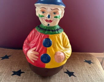 Antique Schoenhut Happy Hooligan Roly Poly Doll - Etsy