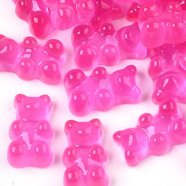 Fake Pink Gummy Bears - Etsy