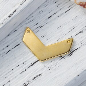 2/5/10 Pcs Gold Chevron Connector Charms, Jewellery Making, Craft ...