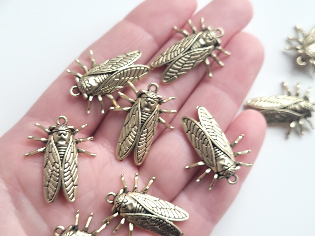 Antique Bronze Bee Charms, Craft Supplies - Etsy UK