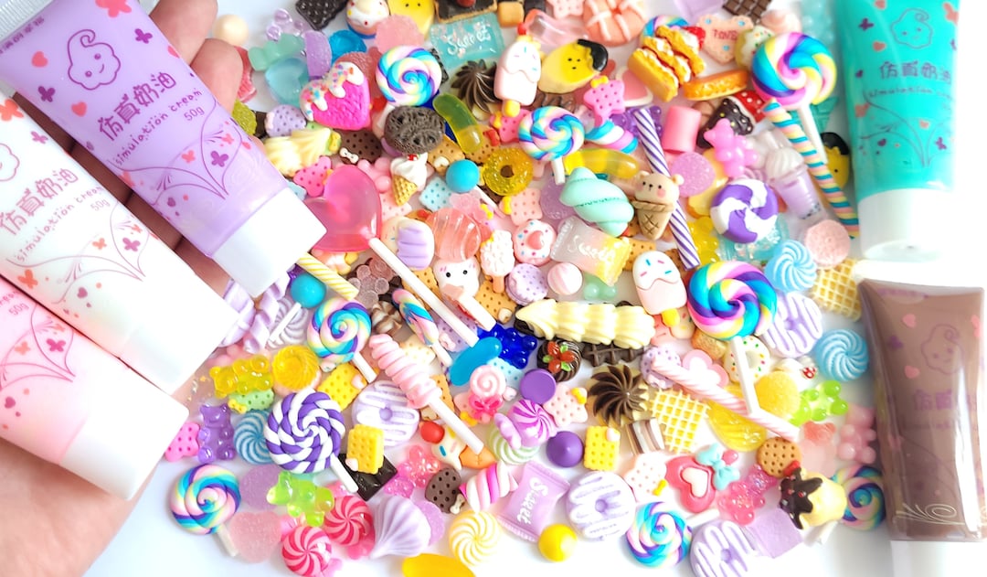 Decoden KIT With Fake Candies and Whipped Glue , You Choose Pack Size ...