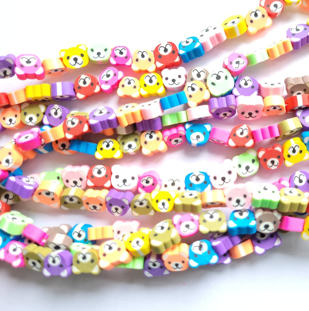 10/20/50/100pcs Gummy Bear BEADS , Kawaii Craft Supplies , Jewellery ...