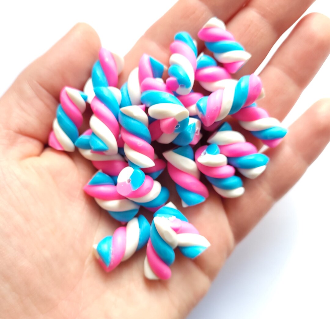 5/10/20/40 Pcs Flump Marshmallow Beads Kawaii Craft Supplies - Etsy