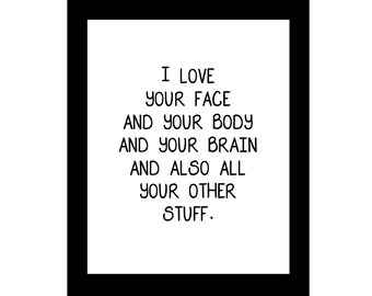 I Love Your Brain | Etsy