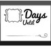 Special Occasion Countdown Dry Erase Sign / Days Until Sign / - Etsy