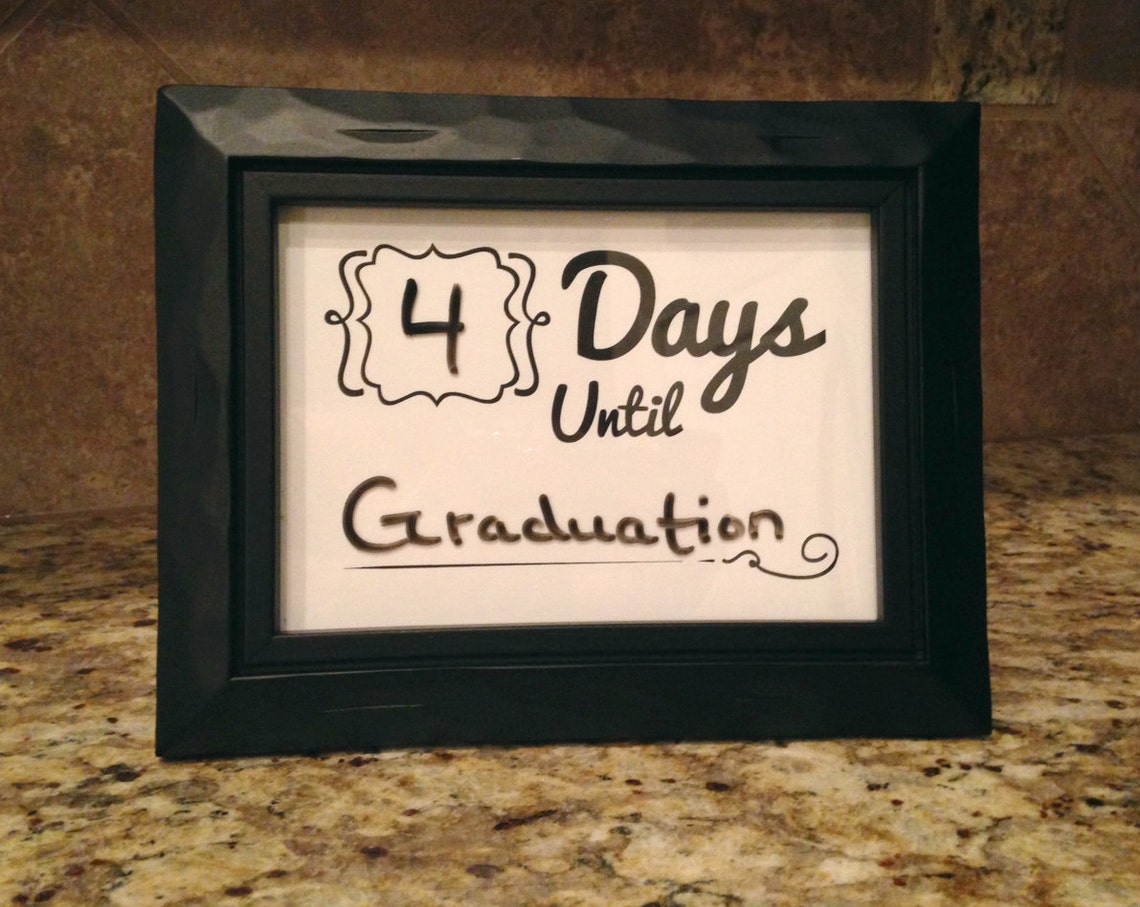 Special Occasion Countdown Dry Erase Sign / Days Until Sign / - Etsy