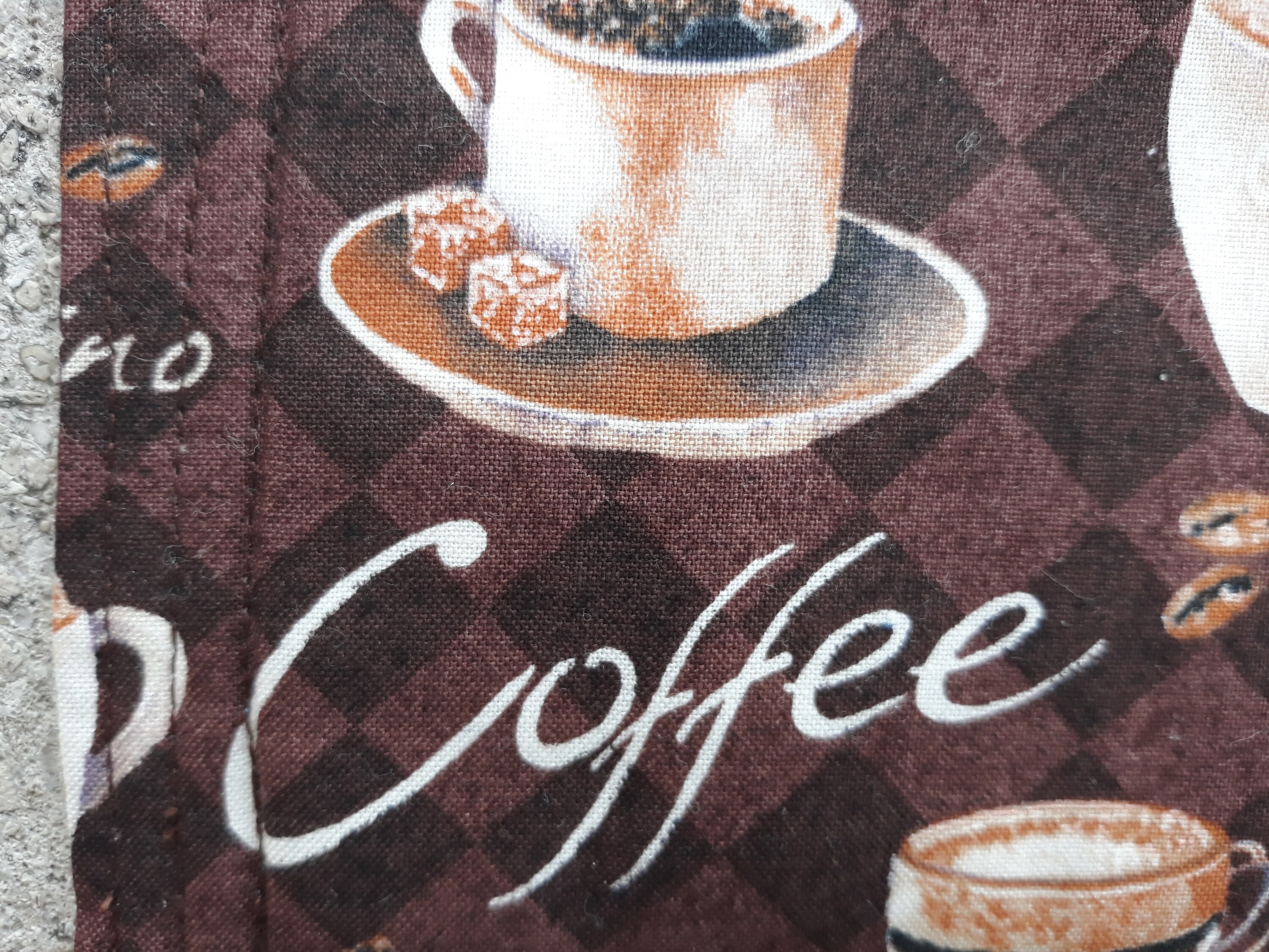 Coffee Mug Rug Snack Mat - Etsy