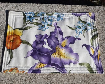 Flower Mug Rug | Etsy